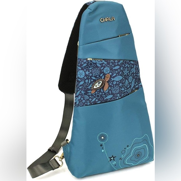 Chala | Bags | Chala Group Handbags Turtle Cvescape Sling Backpack ...
